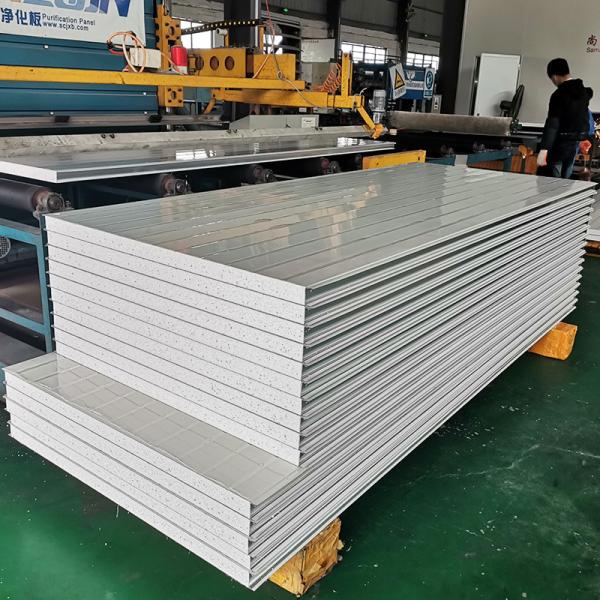 Quality 50mm EPS Sandwich Panel Insulated Steel Roofing Fireproof for sale
