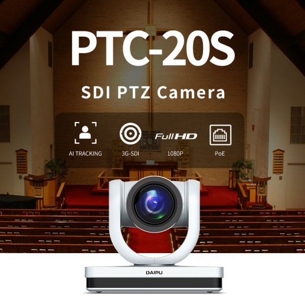 Quality Live Streaming PTZ Camera for HD IP Broadcasting Auto Tracking Video Conference for sale