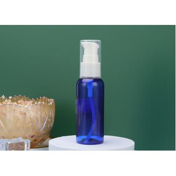 Quality Blue SGS Plastic Lotion PET Pump Bottles 60ml BPA Free for sale