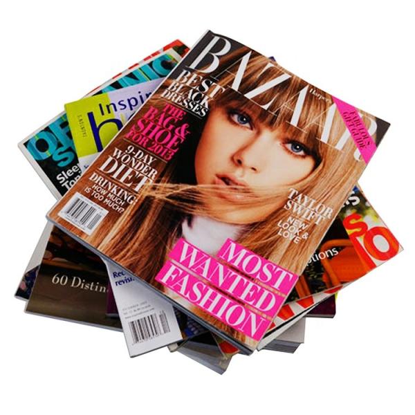 Quality Glossy Coated C2S Art Paper Magazine Book Printing , Paper Back Porter Magazine Print for sale