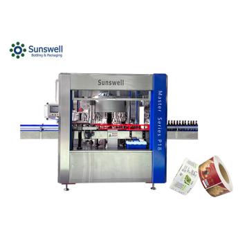 Quality 220V Rolling Round Bottle Sticker Labeling Machine 9000 bottles/Hour for sale
