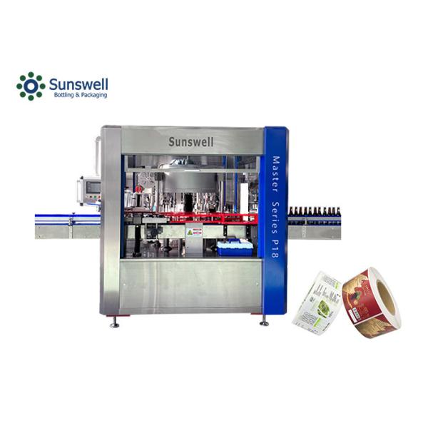 Quality 220V Rolling Round Bottle Sticker Labeling Machine 9000 bottles/Hour for sale
