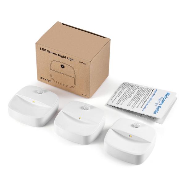 Quality 0.4W 3 Pack 40cm Dark Sensing Night Light 3200k Night Light For Bathroom for sale