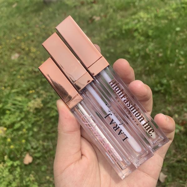Quality 5ml 7ml Empty Lip Gloss Tube With Brush Applicator OEM ODM for sale