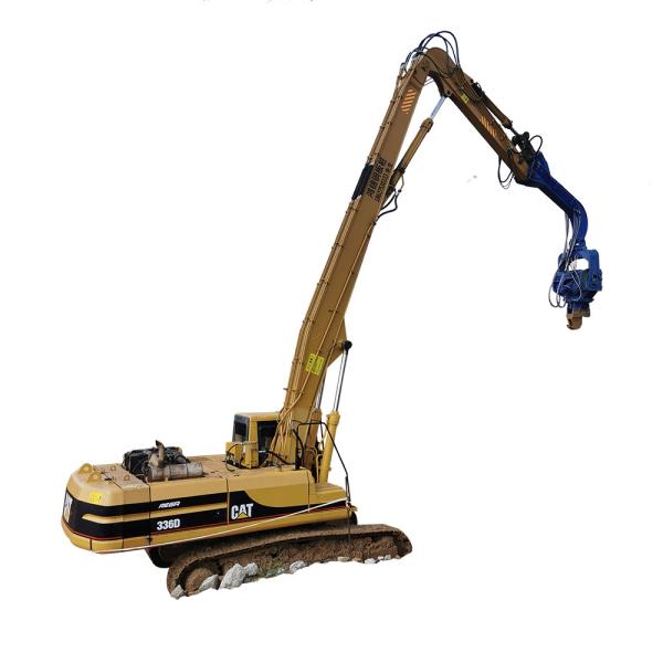 Quality Chinese Manufacturer Excavator Piling Machinery Boom Construction Machinery Hydraulic Sheet Pile Driver For Sale for sale