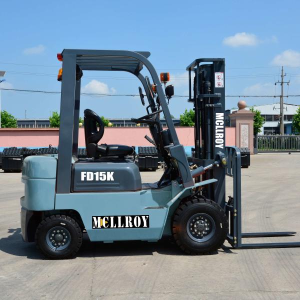 Quality Durable Diesel Counterweight Forklift FD15 1500kg Loading Capacity for sale