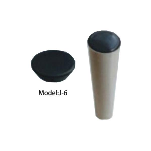 Quality Black PP Male Pipe Rack Fittings Round Tube Plastic Inserts for sale