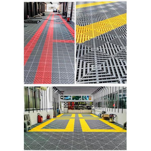 Quality Black Interlocking PVC Garage Floor Tile The Ultimate Solution for Other for sale