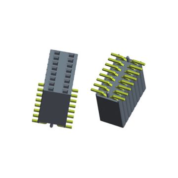 Quality Customized 2.54mm Dual Row SMT Header Connector Gold Flash For Pcb Board for sale