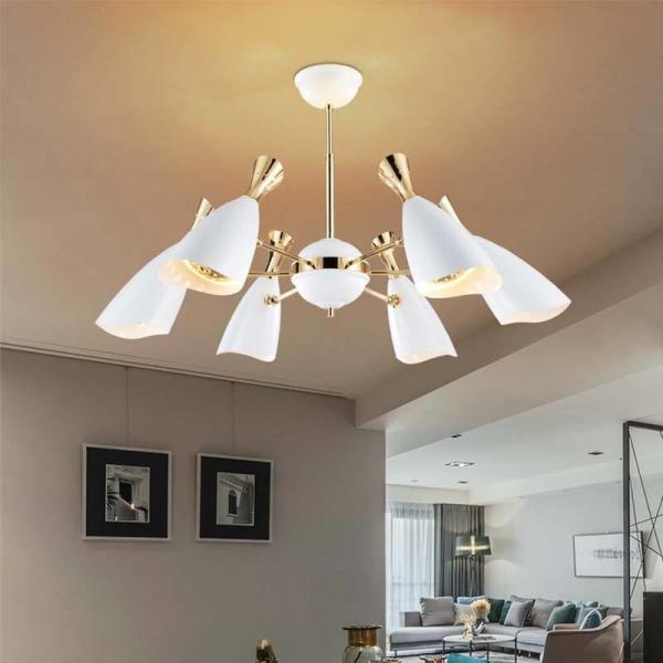 Quality Electroplated Aluminum Contemporary Ceiling Lights Modern Dining Room Chandelier for sale