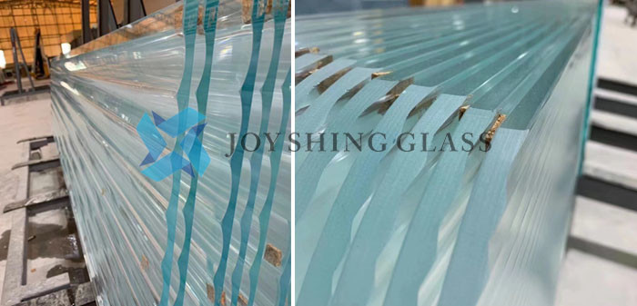 Water Ripple Embossed glass