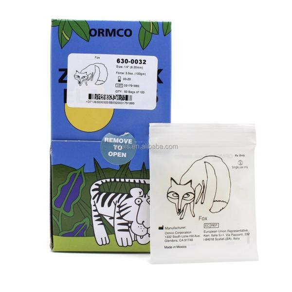 Quality 8.0 Power Source Orthodontic Elastics ZOO Pack O Rings Ormco for sale