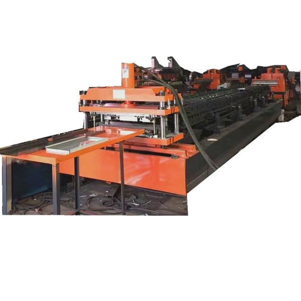 Quality Manual Decoiler Supermarket Shelving 1.2mm Panel Roll Forming Machine for sale