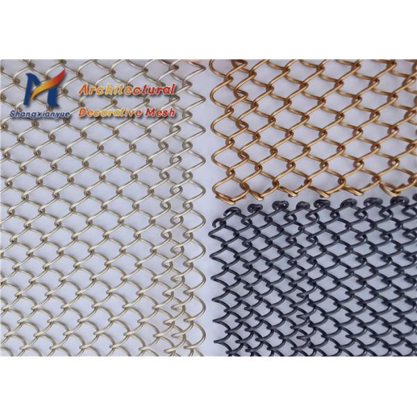 Quality Grey 10m 304 Stainless Steel Wire Mesh Window Curtains for sale