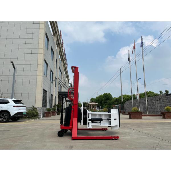Quality 500kg 1.6m Paper Roll Semi Electric Stacker PU Wheel for sale
