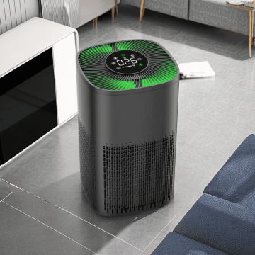 Quality WiFi Desktop HEPA Air Purifier with LED Tricolor Light for sale