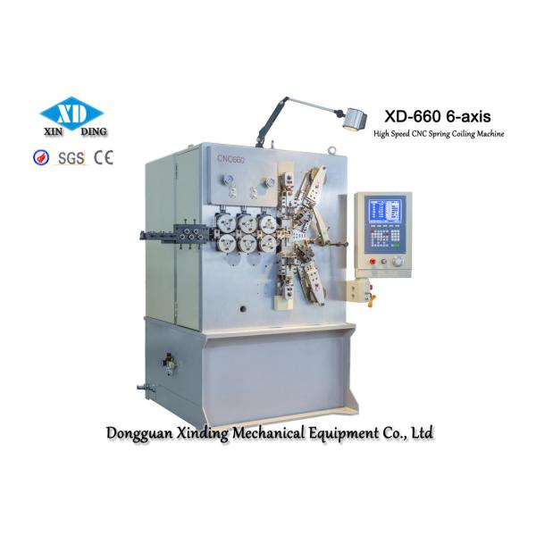 Quality XD-660 6-Axis High Speed CNC Spring Coiling Machine For Making Springs Precision for sale