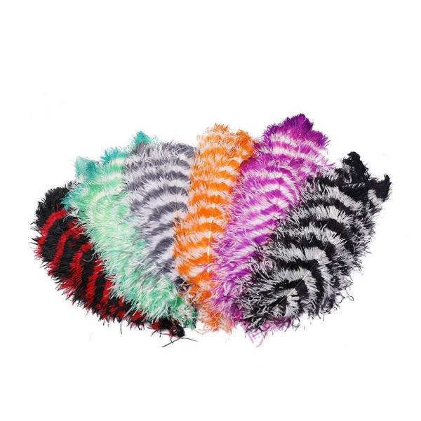 Quality Two Tones Colour Ostrich Feather Plumes 50-55cm Size for Decoration for sale