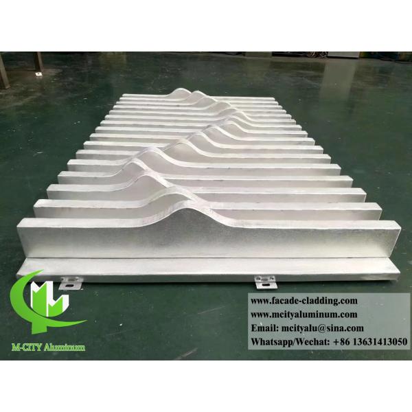 Quality Powder Coated Perforated Aluminum Facade Cladding Customized Metal Facade Panel for sale