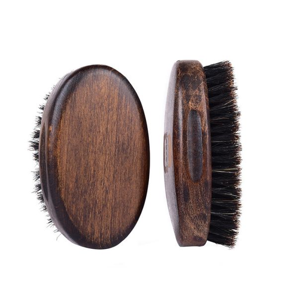 Quality Abeis Wood Large Boar Bristle Shaving Brush for Thick Beard Black Walnut Wood Handle for sale