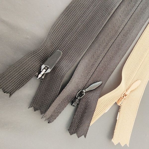 Quality Colorful Reversible Invisible Zipper 3# Hidden Zippers Close-End  For Dresses for sale