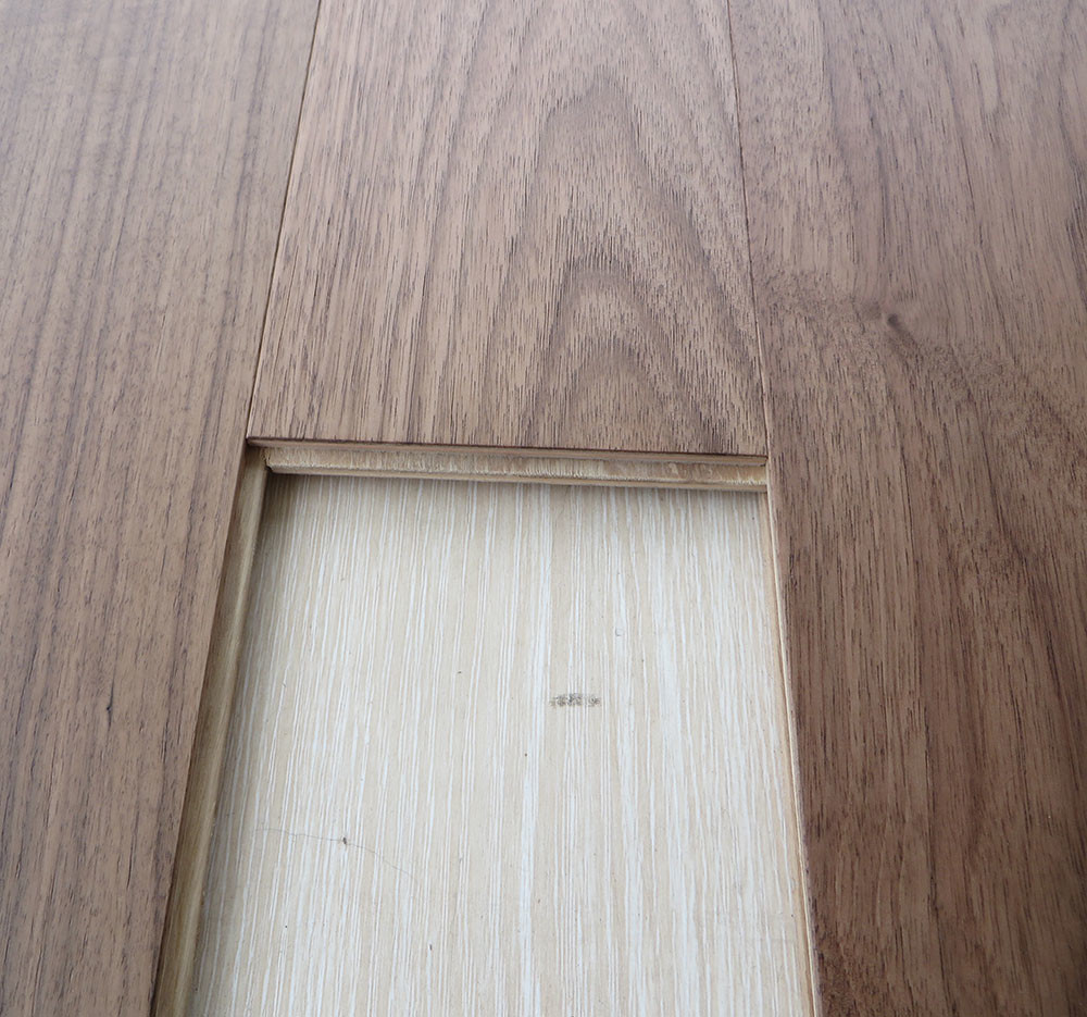 Quality slight brushed American walnut engineered wood flooring, natural lacquer with for sale