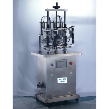 Quality 4 Nozzles Bottle Liquid Filling Machine SUS304 GMP Standard for sale
