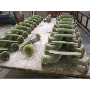 Quality Polyester Resin GRP Plastic Flanges DN25 With Bolting Connection for sale