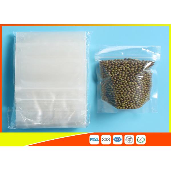 Quality Clear Stand Up Zipper Pouch for sale