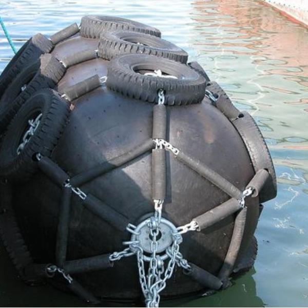 Quality 2.0m*3.5m Docking Defence Rubber Yokohama Pneumatic Fender for sale