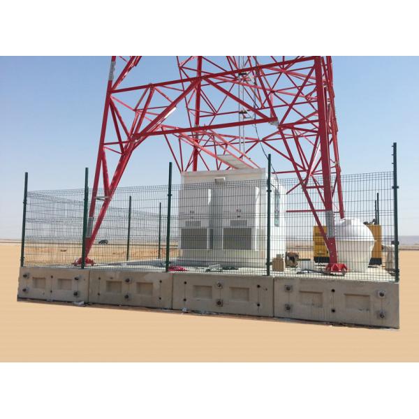 Quality 3D Curved Tower Fencing , 5ft Width Welded Wire Mesh Fence for sale