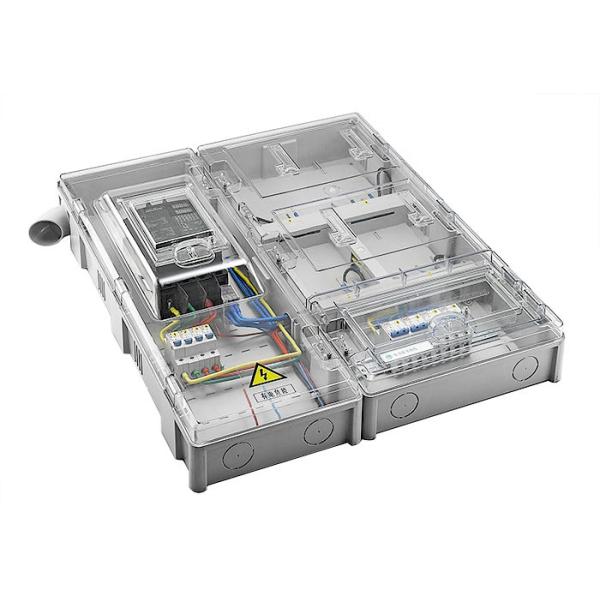 Quality Large 15 Way Single Phase Meter Box Outdoor Plastic Electric Meter Enclosure for sale