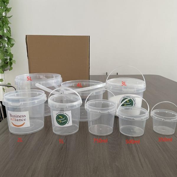 Quality Customize 32 oz Candy Container 1L Clear Bucket with Led light Popcorn Plastic for sale