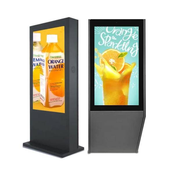 Quality Waterproof Floor Standing LCD Digital Signage 3840×2160 Resolution for sale