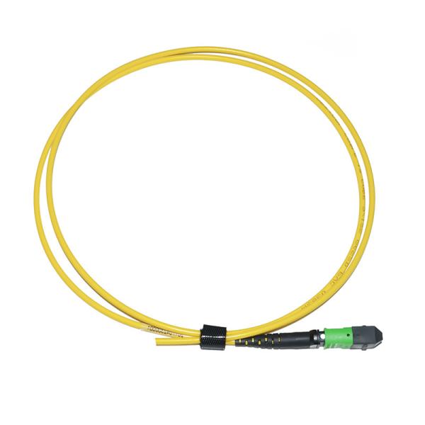 Quality Singlemode 12 Fiber Fiber Optic MPO/MTP ruggedised pigtail for sale
