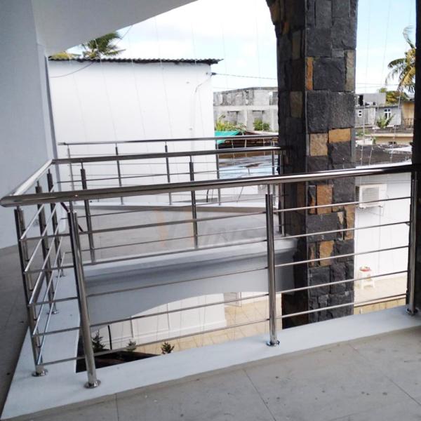 Quality Customizable SUS201 SUS304 SUS316 Stainless Steel Inox Guardrail for sale