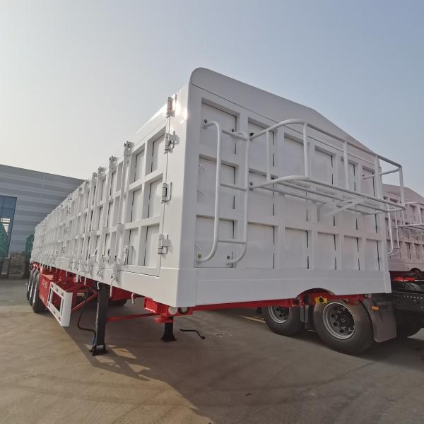 Quality Semi Trailer Cargo Transport Truck With Customized Side Wall Height for sale