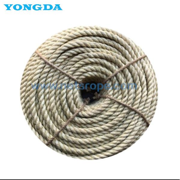 Quality ISO1181-2004[E] 4-Strand Hawser-Laid Sisal Rope for sale
