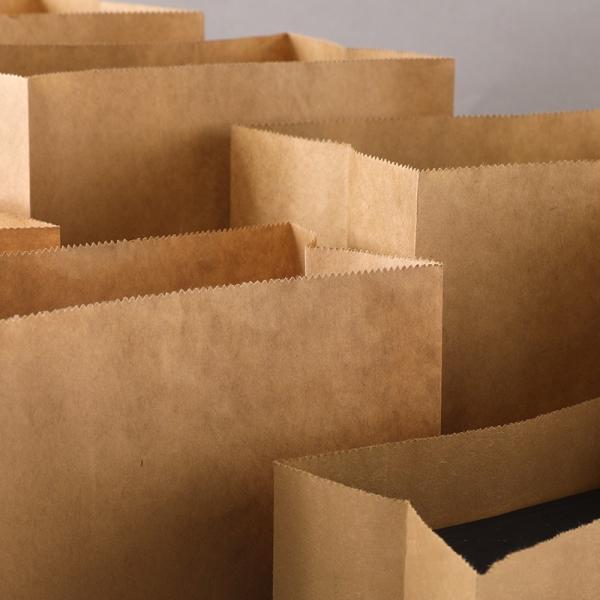 Quality Kraft Biodegradable Disposable Tableware Candy Paper Bag Without Handle BSCI for sale