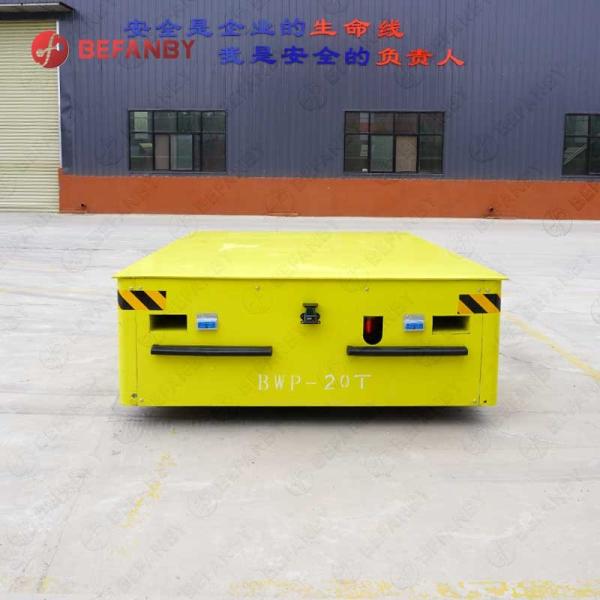 Quality DC Motor Trackless Battrey Transfer Cart for sale