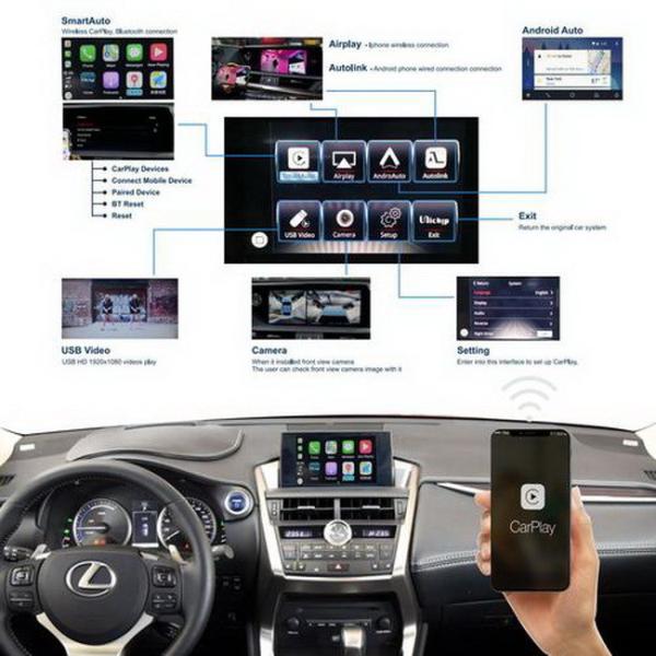 Quality Androidauto Mirroring Lexus Wireless Apple Carplay For IS UX for sale