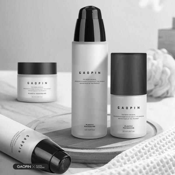 Quality wholesale 50/100/120ml ecofriendly pet white Face wash lotion cosmetic plastic pump bottles for sale