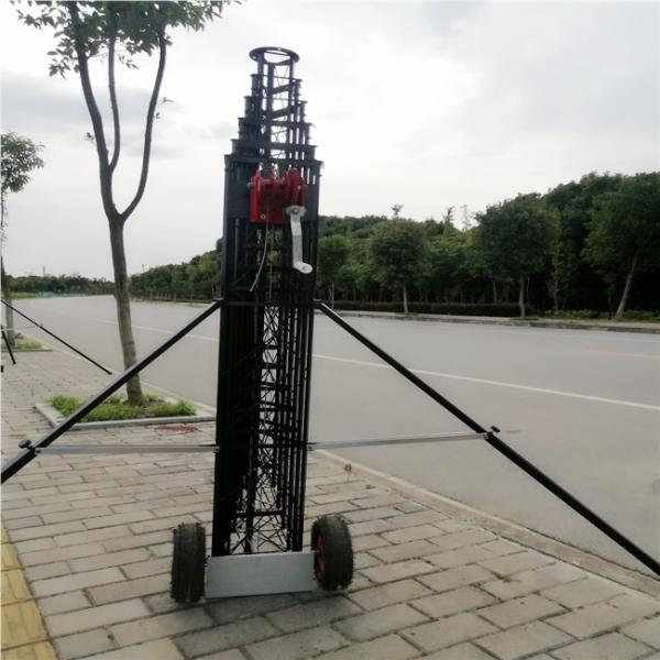 Quality Guyed Winch Up 50ft Outdoor Lattice Cell Phone Tower for sale