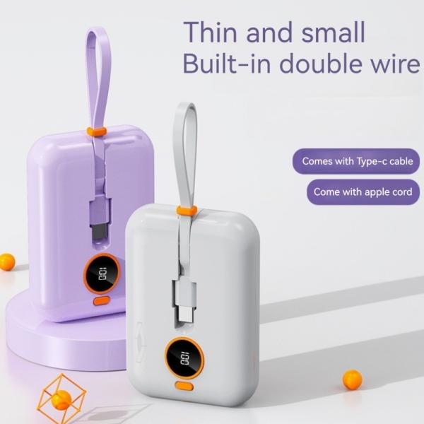 Quality Type C Output Interface Portable 10000mAh Power Bank for Outdoor Charging and for sale