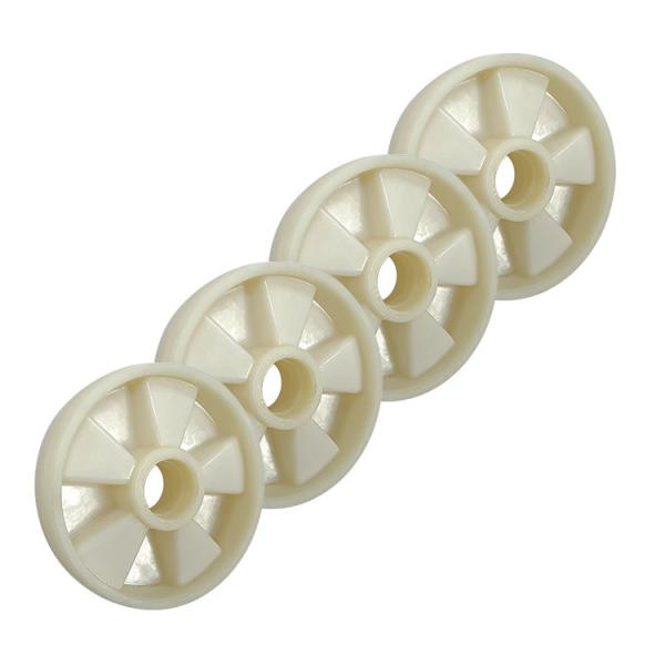 Quality 160x50mm Solid Nylon Wheels , 350kg Loading Hand Pallet Truck Wheels for sale
