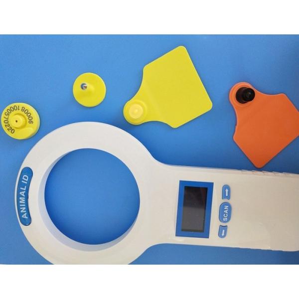 Quality Animal RFID Microchip Scanner Ear Tag Reader 3AA Battery Microchip Scanner For for sale