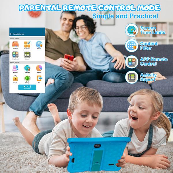Quality Android Tablets 2GB RAM 16GB 32GB ROM Kids Educational Learning 7 inch Tablet PC for sale
