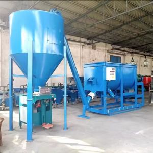Quality Ruisitong Tile Adhesive Mixing Machine Dry Mortar Production Line 1-10T/h for sale