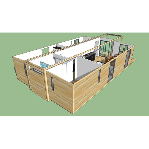 Quality Hard Hard Flat Pack Container House , Steel Structure Low Cost Prefabricated for sale