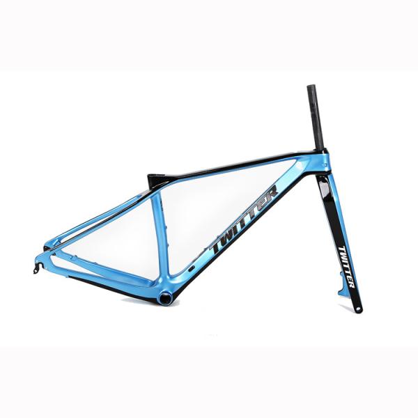Quality 21 Inch Carbon Fiber MTB Frame 15x110 Boost Thru Axle Carbon Fiber Bicycle Frame for sale